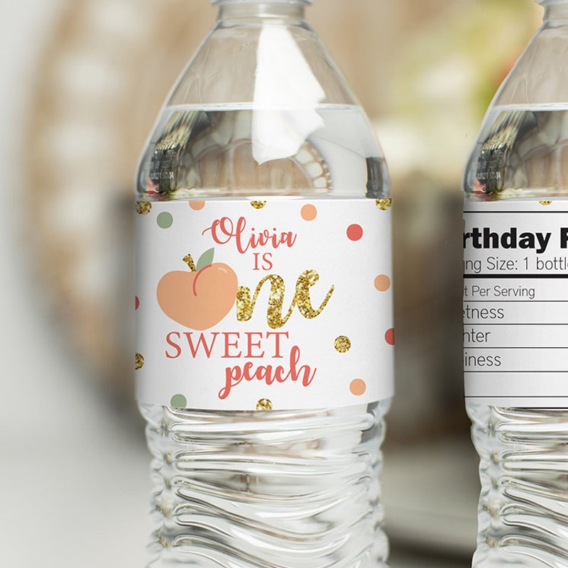 Peach Labels - Etsy