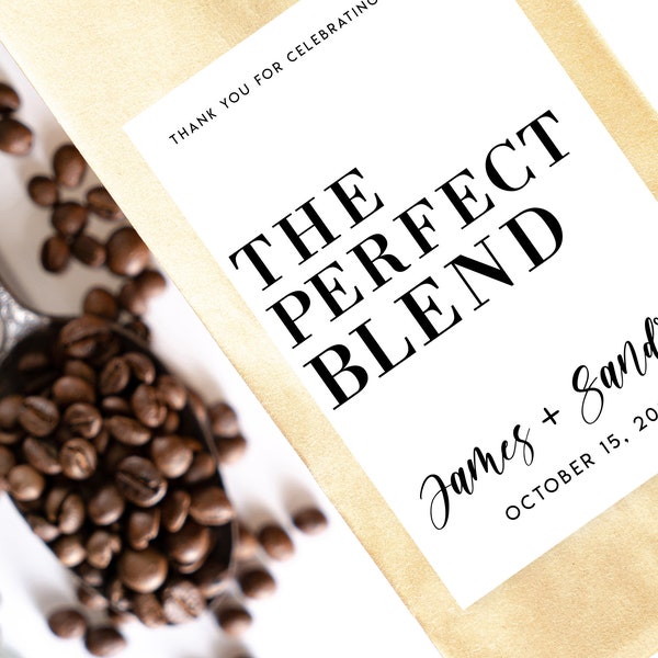 Perfect Blend Wedding Favor - Etsy