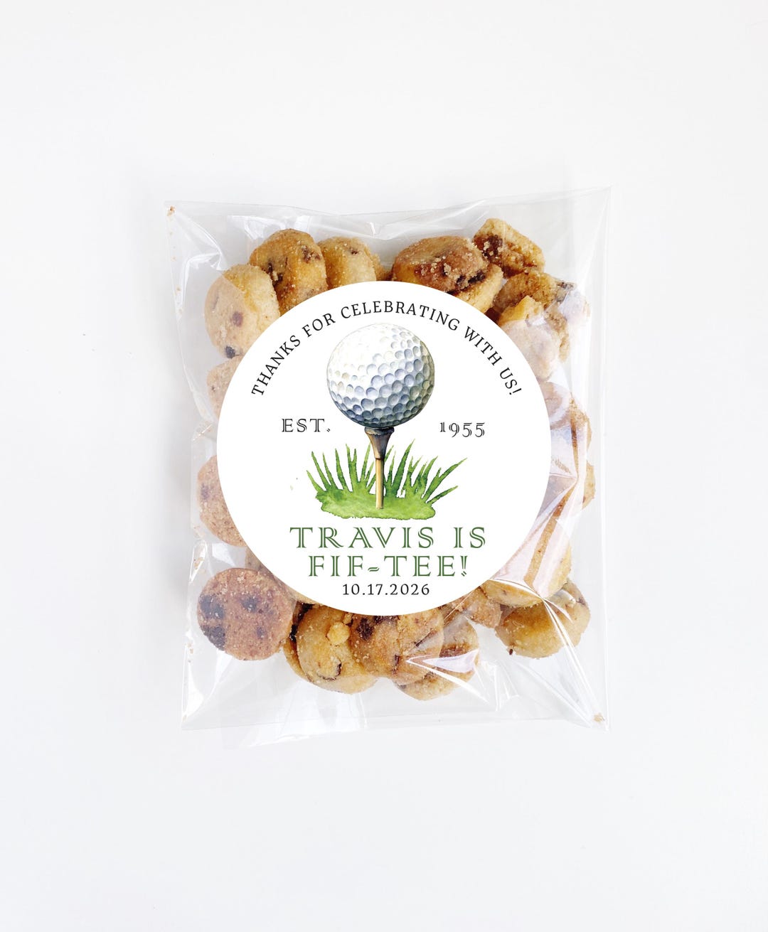 Golf Birthday Party Favor Stickers, Custom Golf Theme Labels, Golf Ball ...