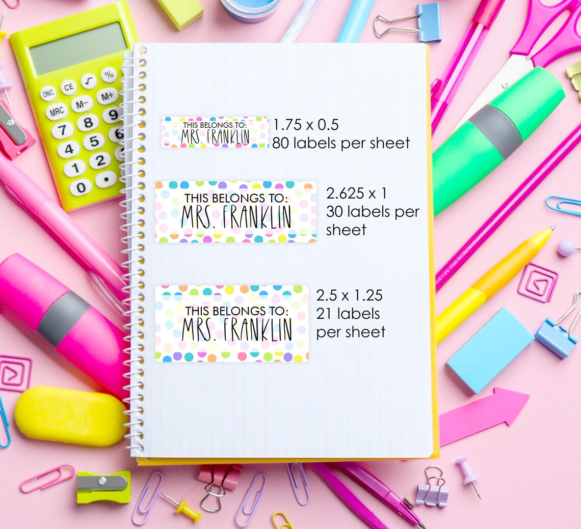 This Belongs to Teacher Stickers, Teacher Book Labels, Teacher Supplies ...