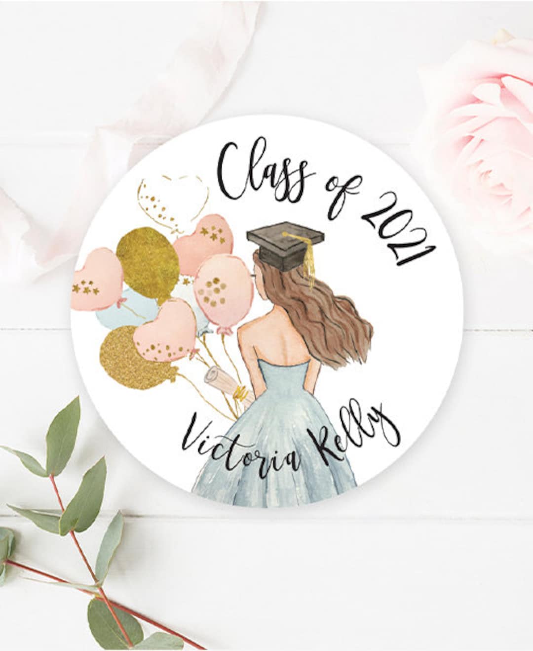 Personalized Stickers, Graduation Party Stickers, Graduation ...