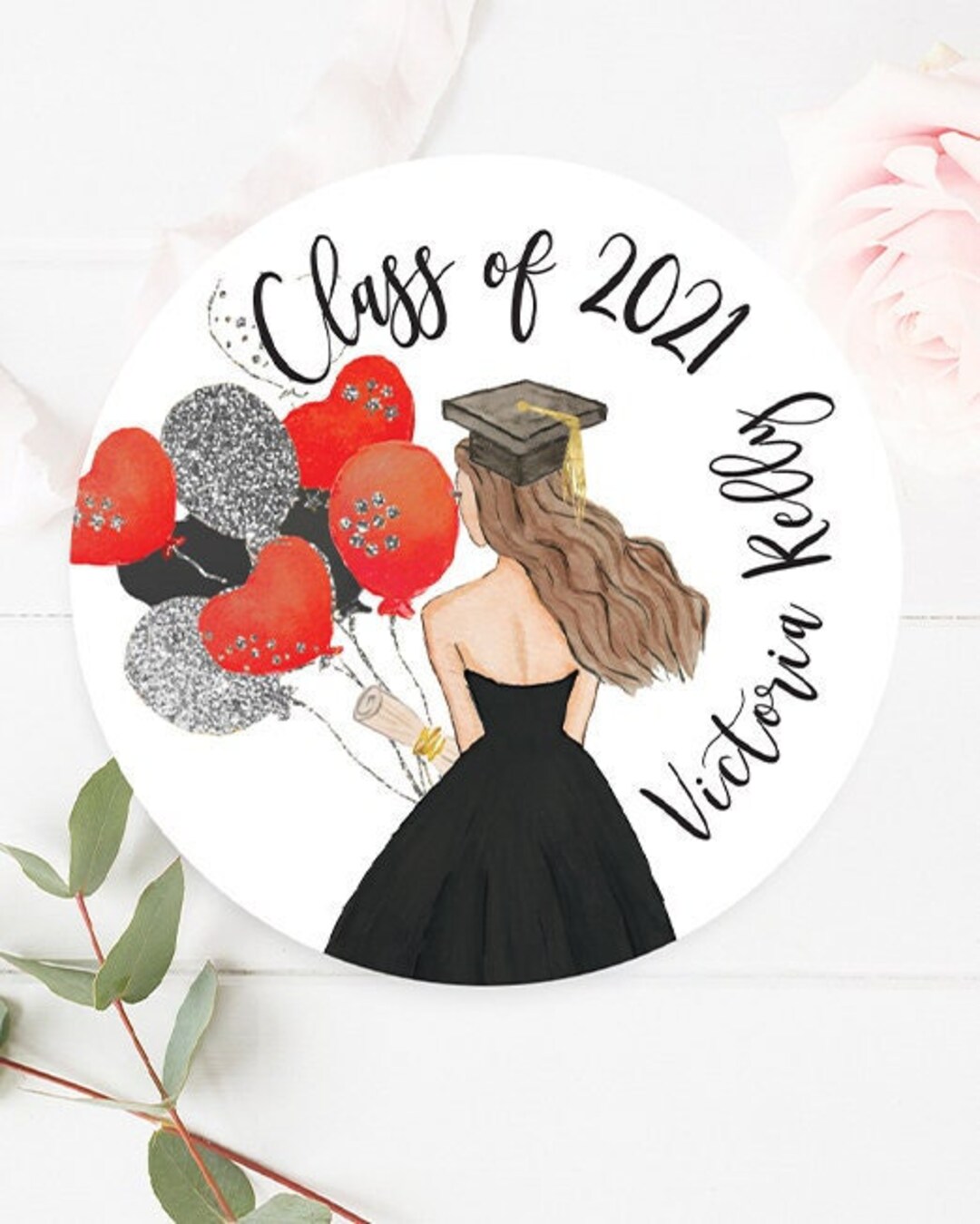 Personalized Stickers, Graduation Party Stickers, Graduation ...
