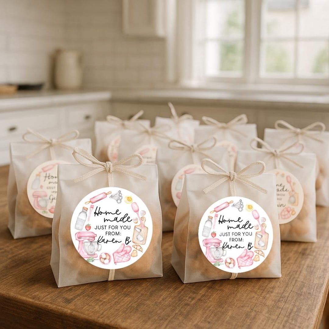 Personalized Stickers, Homemade Bakery Stickers, Homemade for You ...