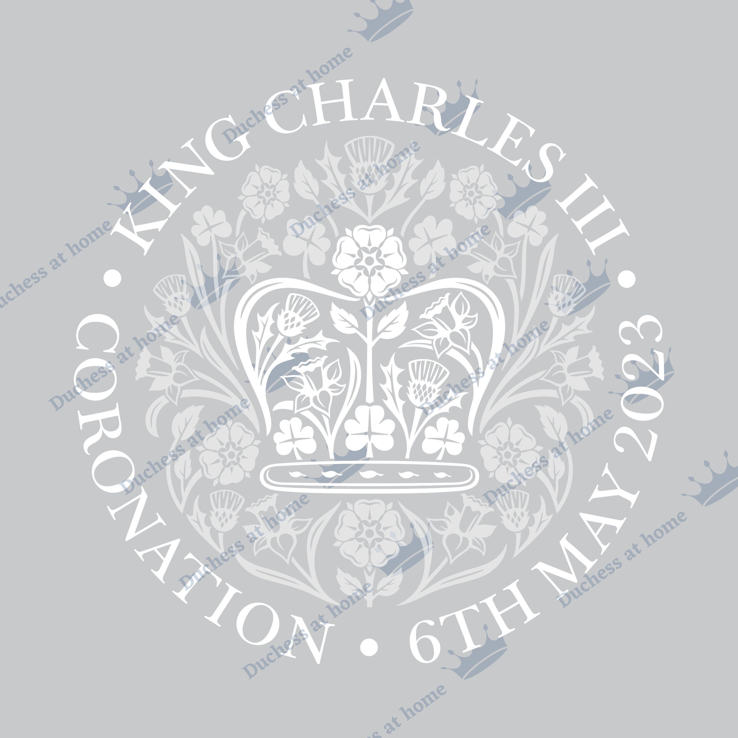 Coronation Emblem PNG King Charles III Emblem Coronation - Etsy