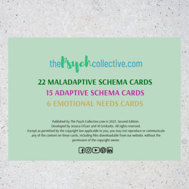 Schema Therapy Cards- Deck of 43 - Etsy
