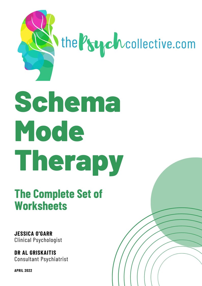 Schema Mode Therapy the Complete Set of Worksheets Ebook - Etsy