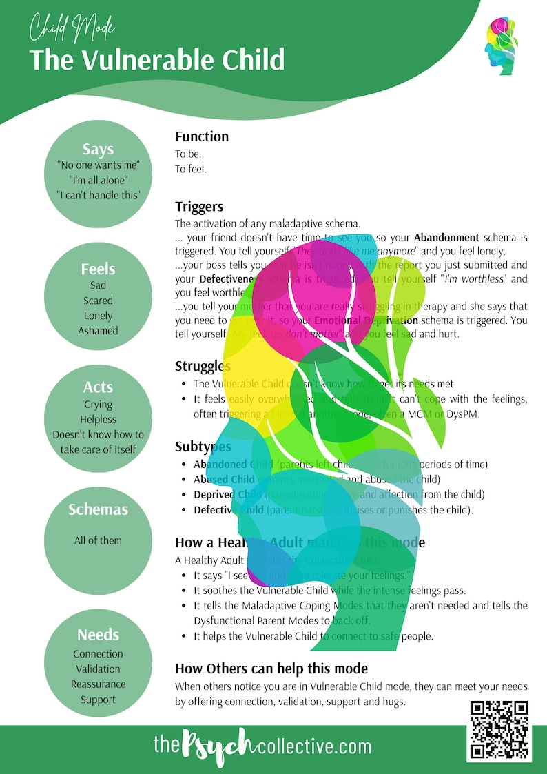 Schema Mode Therapy Treatment Guide - Etsy