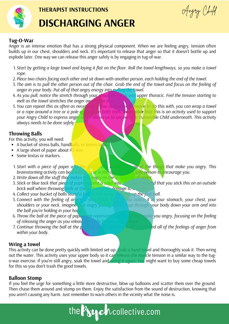 Schema Mode Therapy Treatment Guide - Etsy