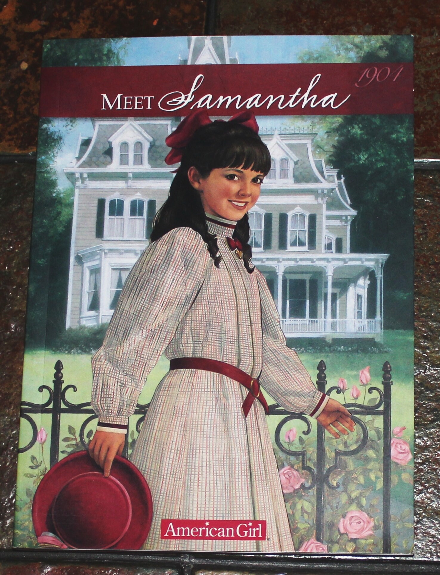 AMERICAN GIRL Meet SAMANTHA 18 Doll Retired accessories Brooch Book ...