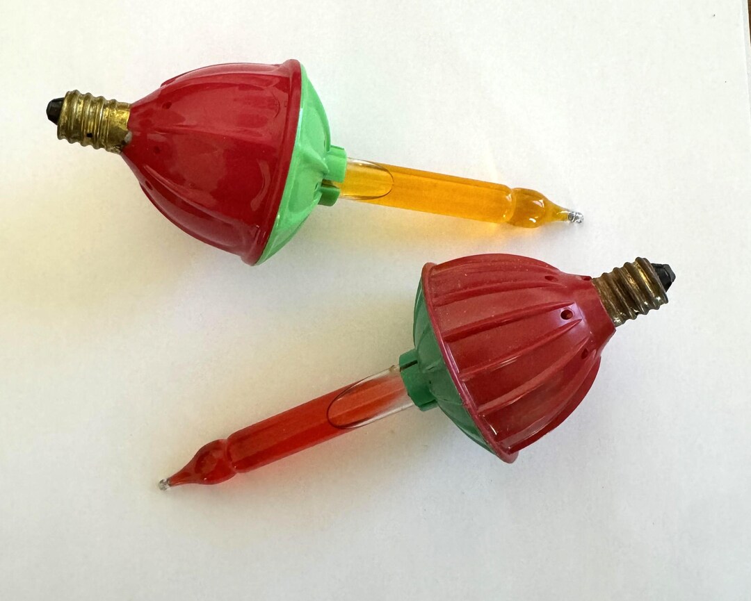 Vintage CHRISTMAS Bubble Lite Lighting CANDLE BULBS - Etsy