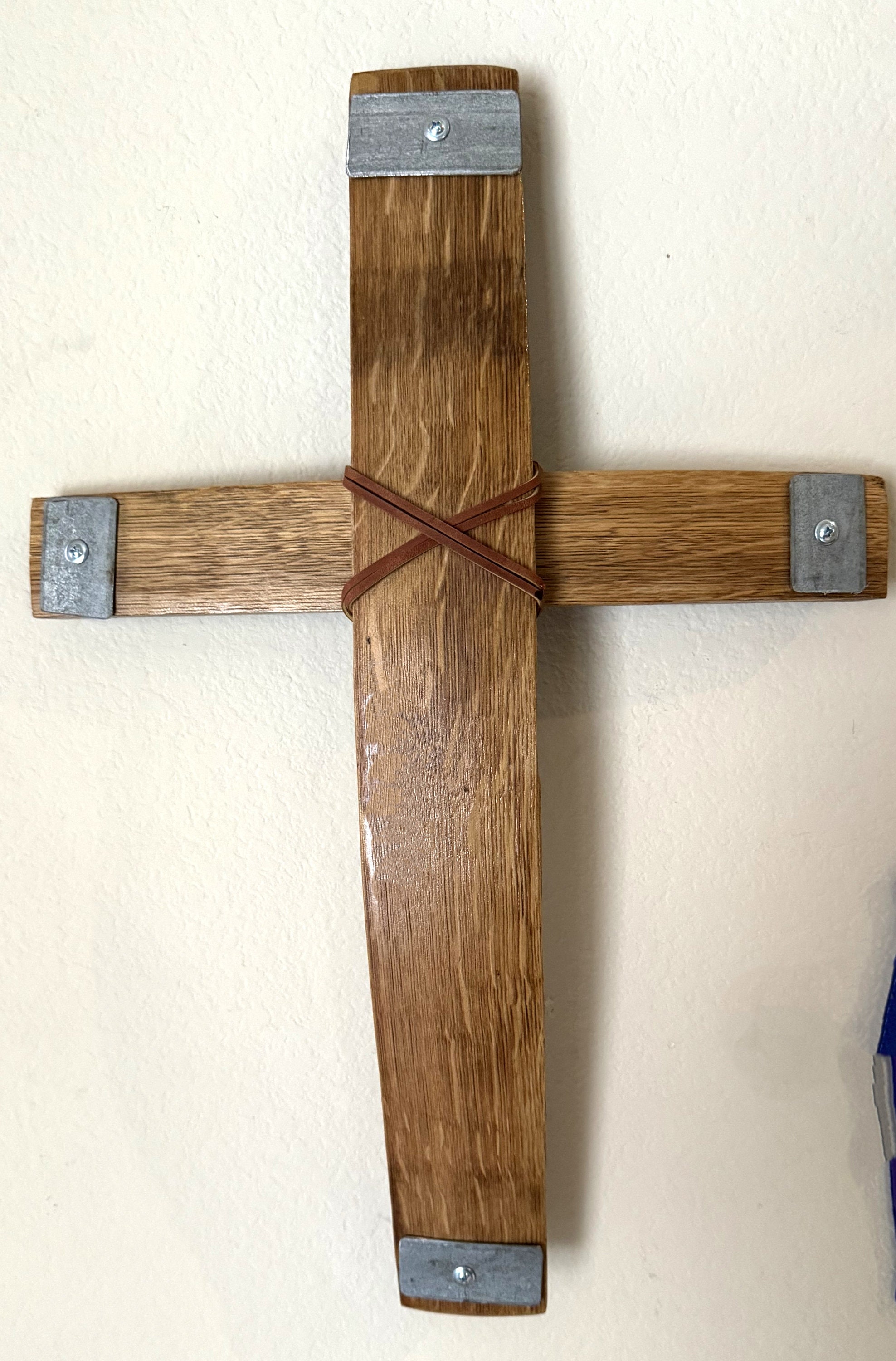WINE Barrel STAVE CROSS Can Be Personalized Rustic 23 Inches - Etsy