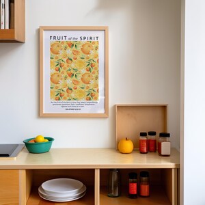 Christian Wall Art, Fruit of the Spirit Citrus Wall Art, Faith Print ...