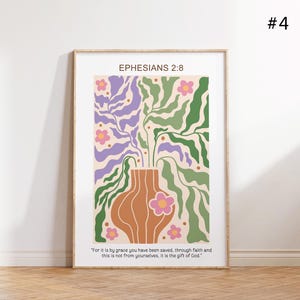 Custom Scripture Bible Verse Wall Print, Personalised Scripture Art ...