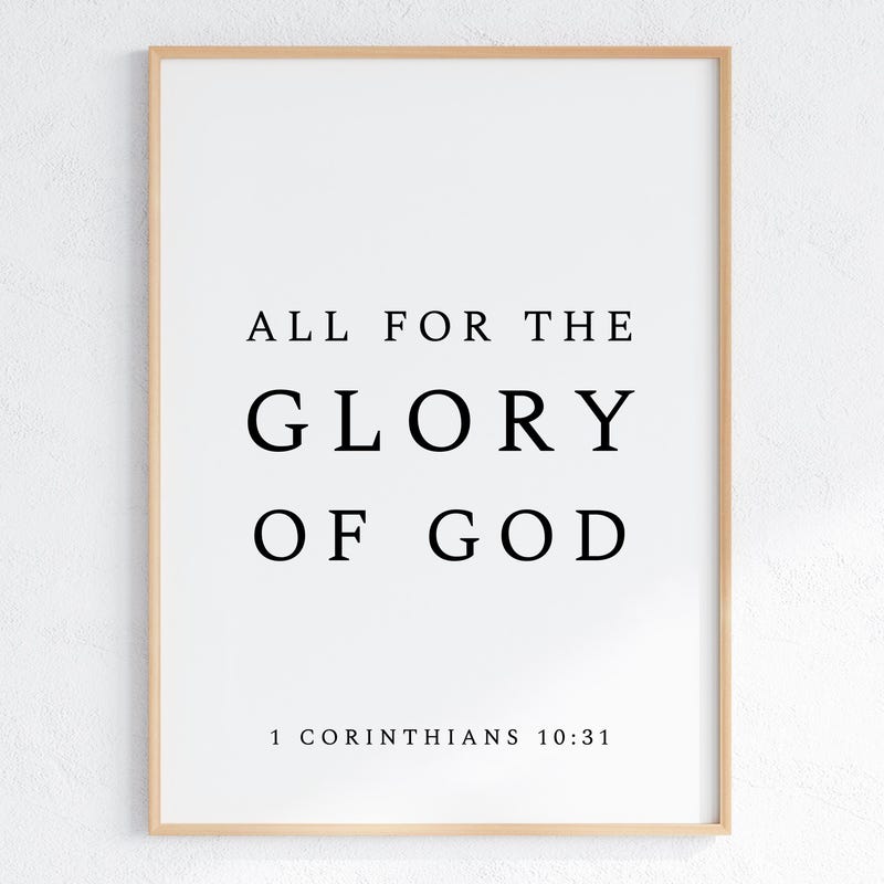 Glory of God Poster - Etsy