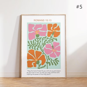Custom Scripture Bible Verse Wall Print, Personalised Scripture Art ...