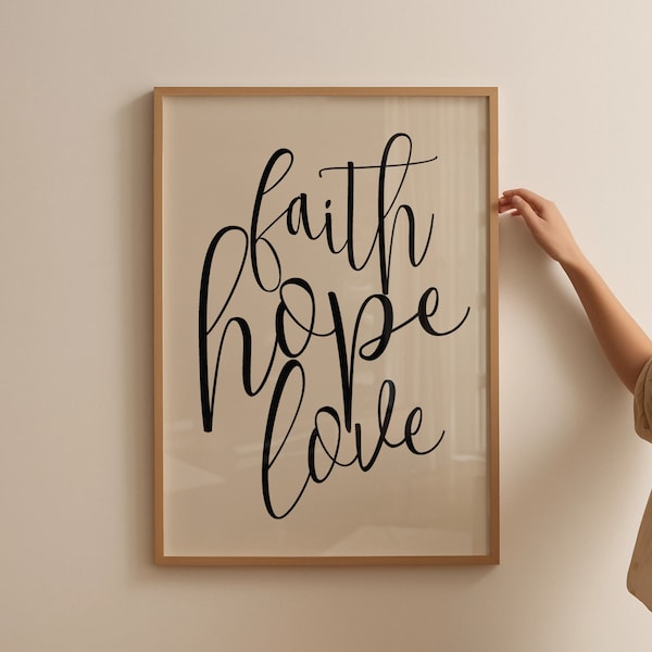 Faith Poster - Etsy