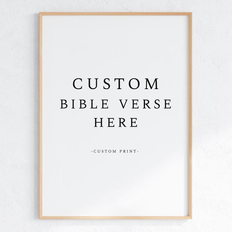 Bible Verse Poster - Etsy