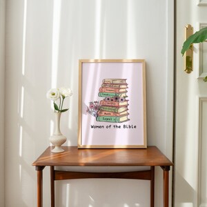 Women of the Bible Wall Print, Christian Poster, Bible Verse, Digital ...