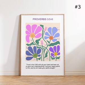 Custom Scripture Bible Verse Wall Print, Personalised Scripture Art ...