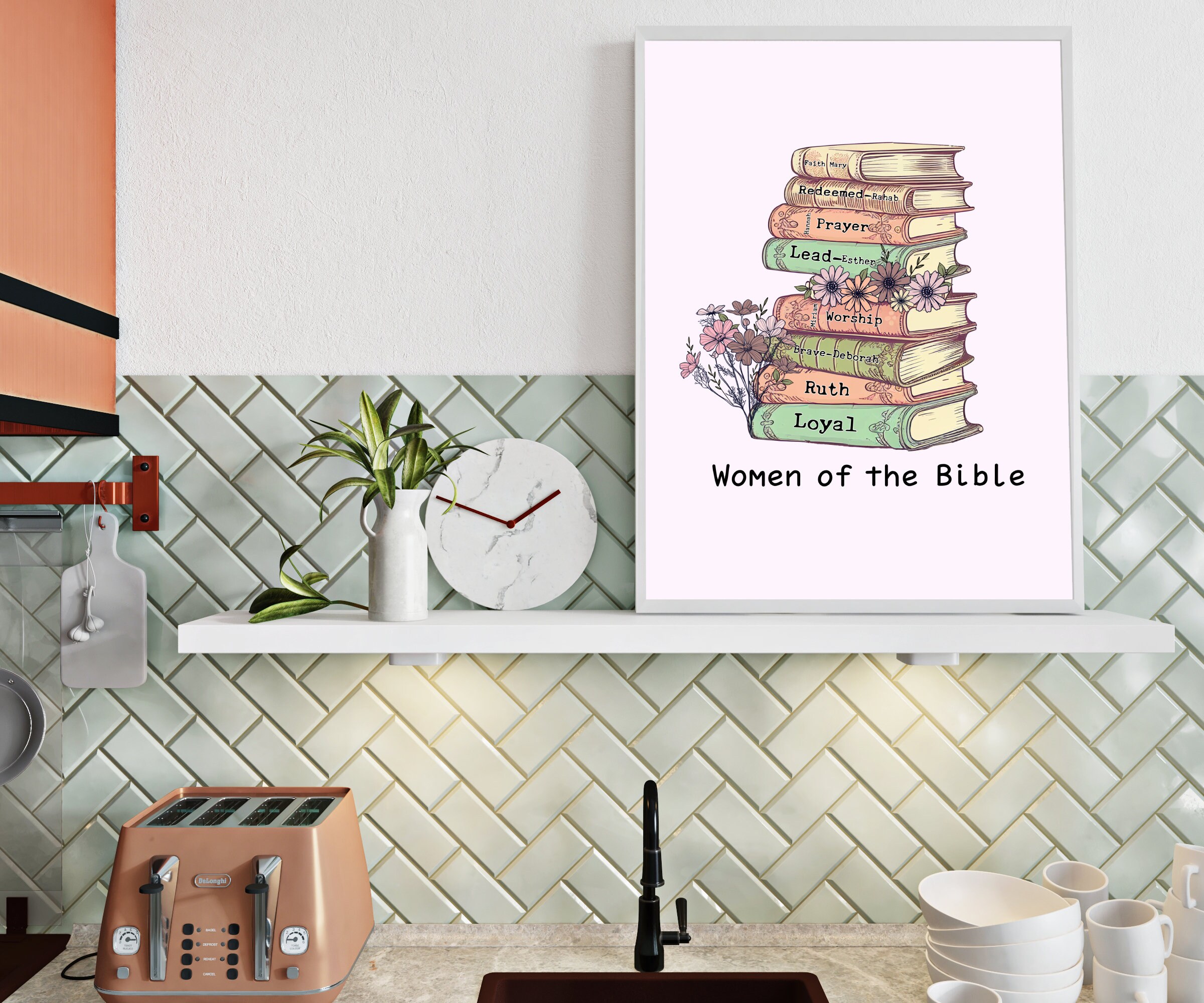 Women of the Bible Wall Print, Christian Poster, Bible Verse, Digital ...