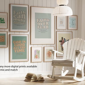 Retro Christian Wall Print, Matthew Scripture Art, Christian Poster ...