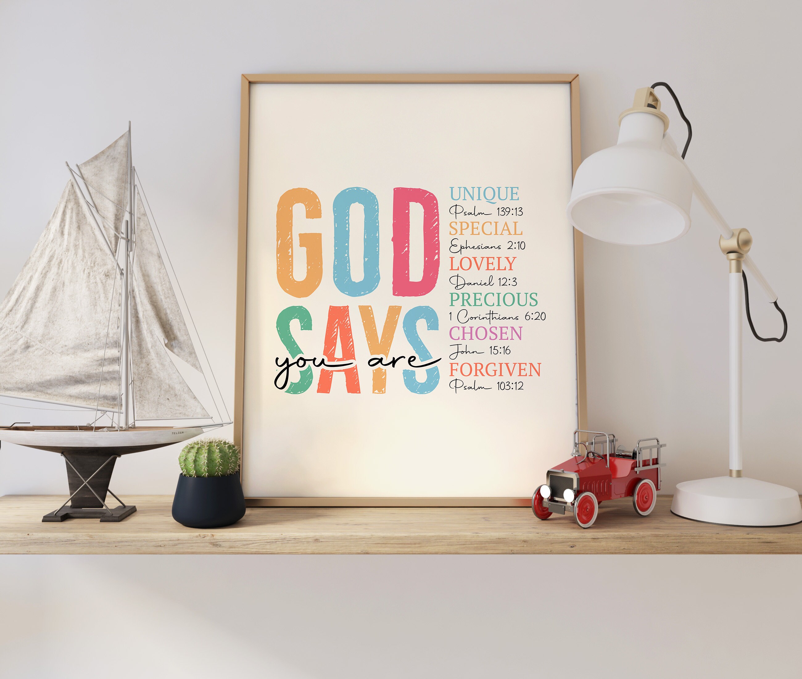 Christian Wall Art, Bible Scripture Print, Christian Poster, Religious ...