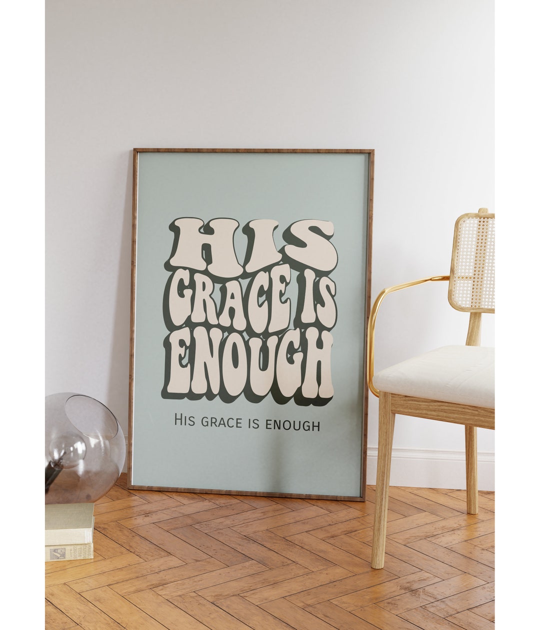 Retro Christian Wall Print God Quote Print Christian Poster Bible Verse ...
