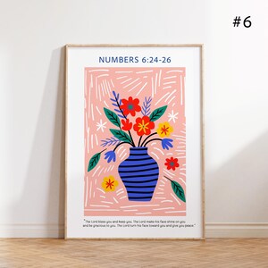 Custom Scripture Bible Verse Wall Print, Personalised Scripture Art ...