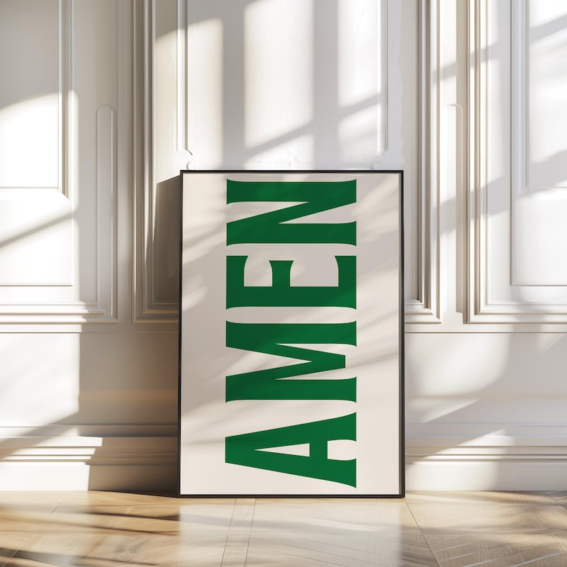 Amen Sign - Etsy
