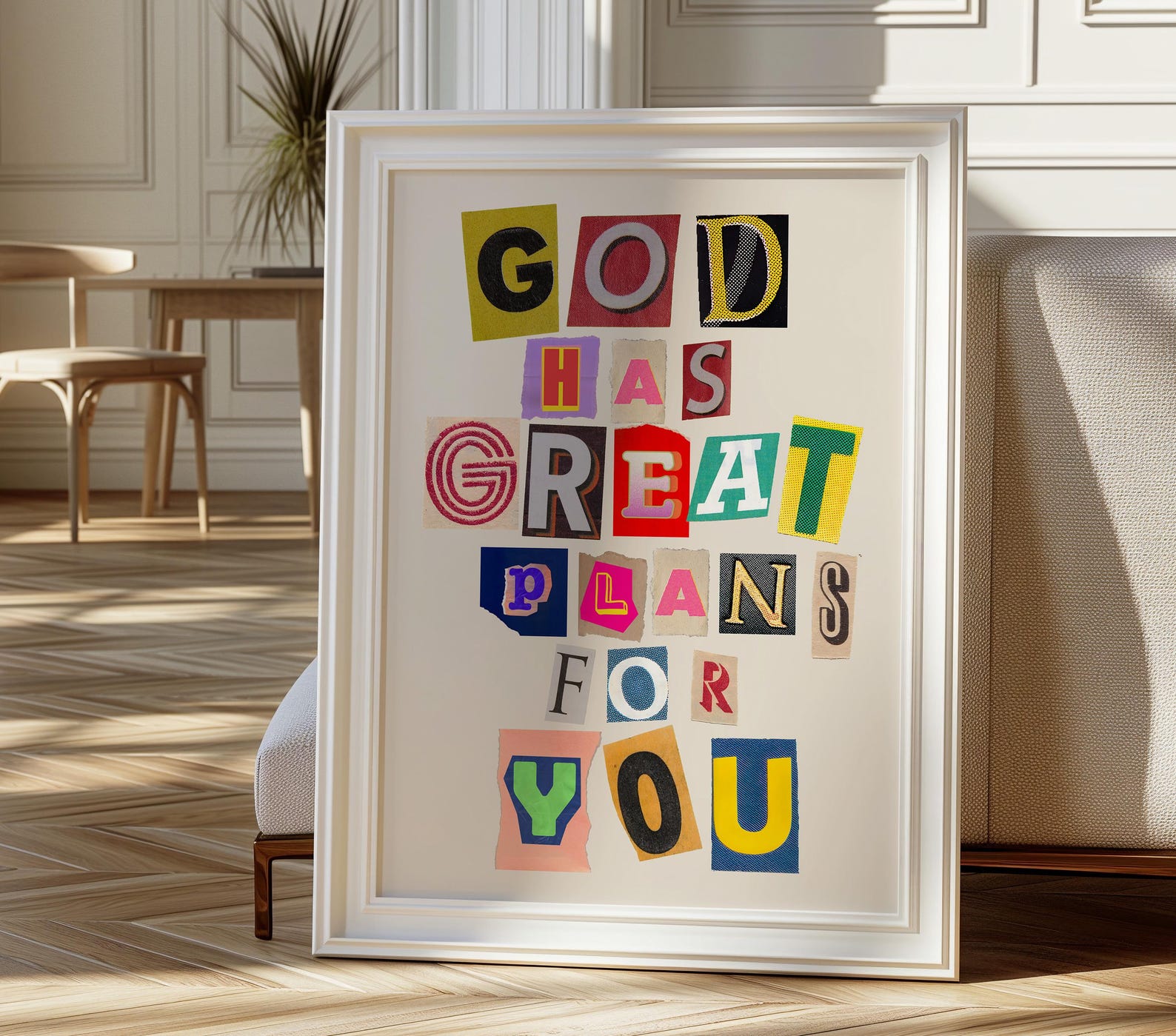 Retro Christian Wall Print, Vintage Christian Poster, God Print ...