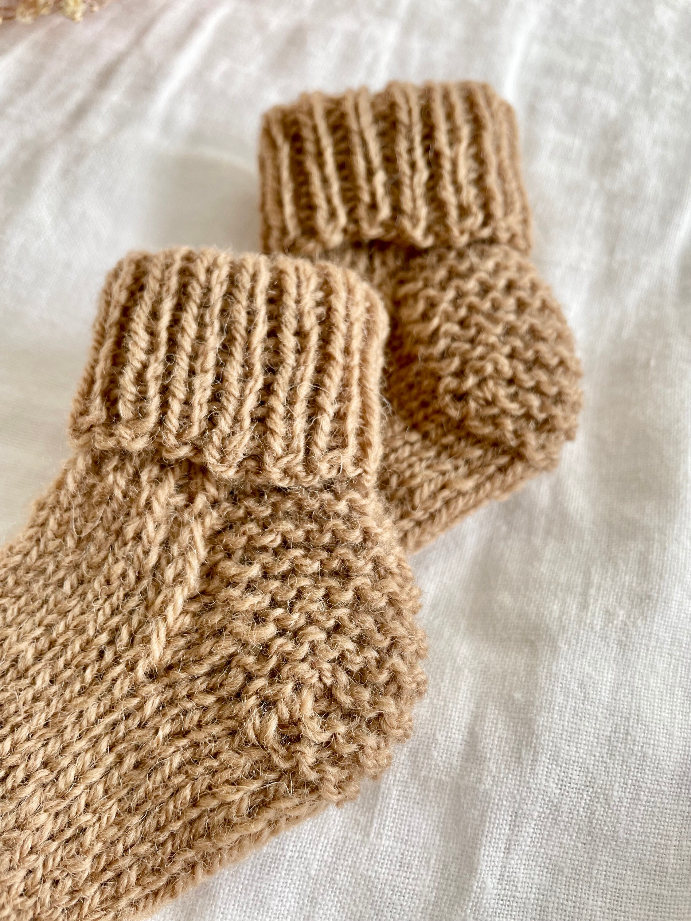 Baby's First Socks, Handmade 100% Wool Baby Socks, Newborn Wool Socks ...