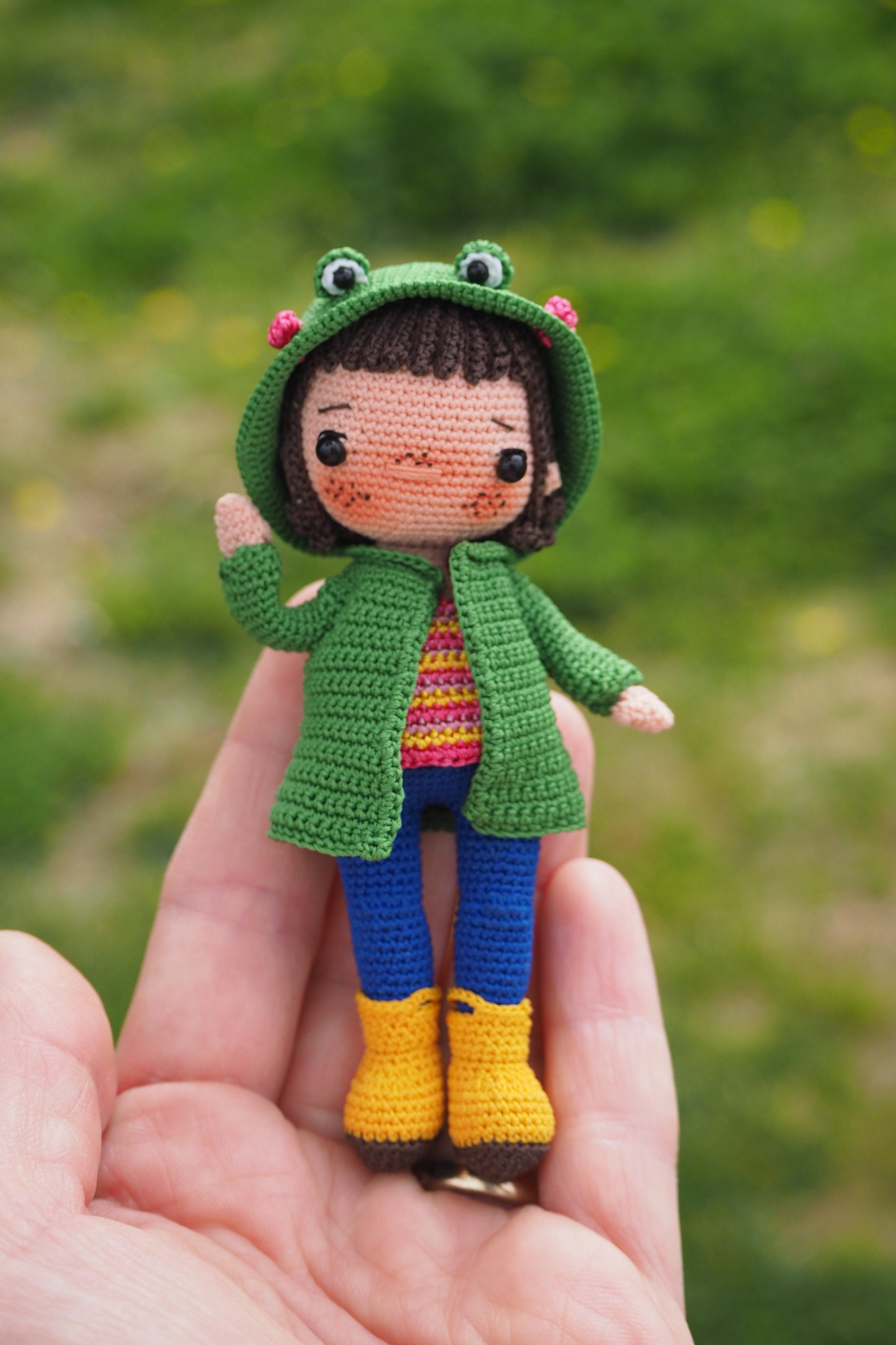 Miniature Amigurumi Doll, Crochet Mini Doll, Tiny Amigurumi Cute Gift ...