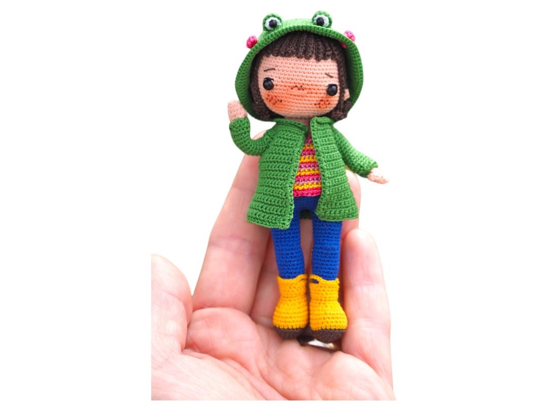 Miniature Amigurumi Doll, Crochet Mini Doll, Tiny Amigurumi Cute Gift ...
