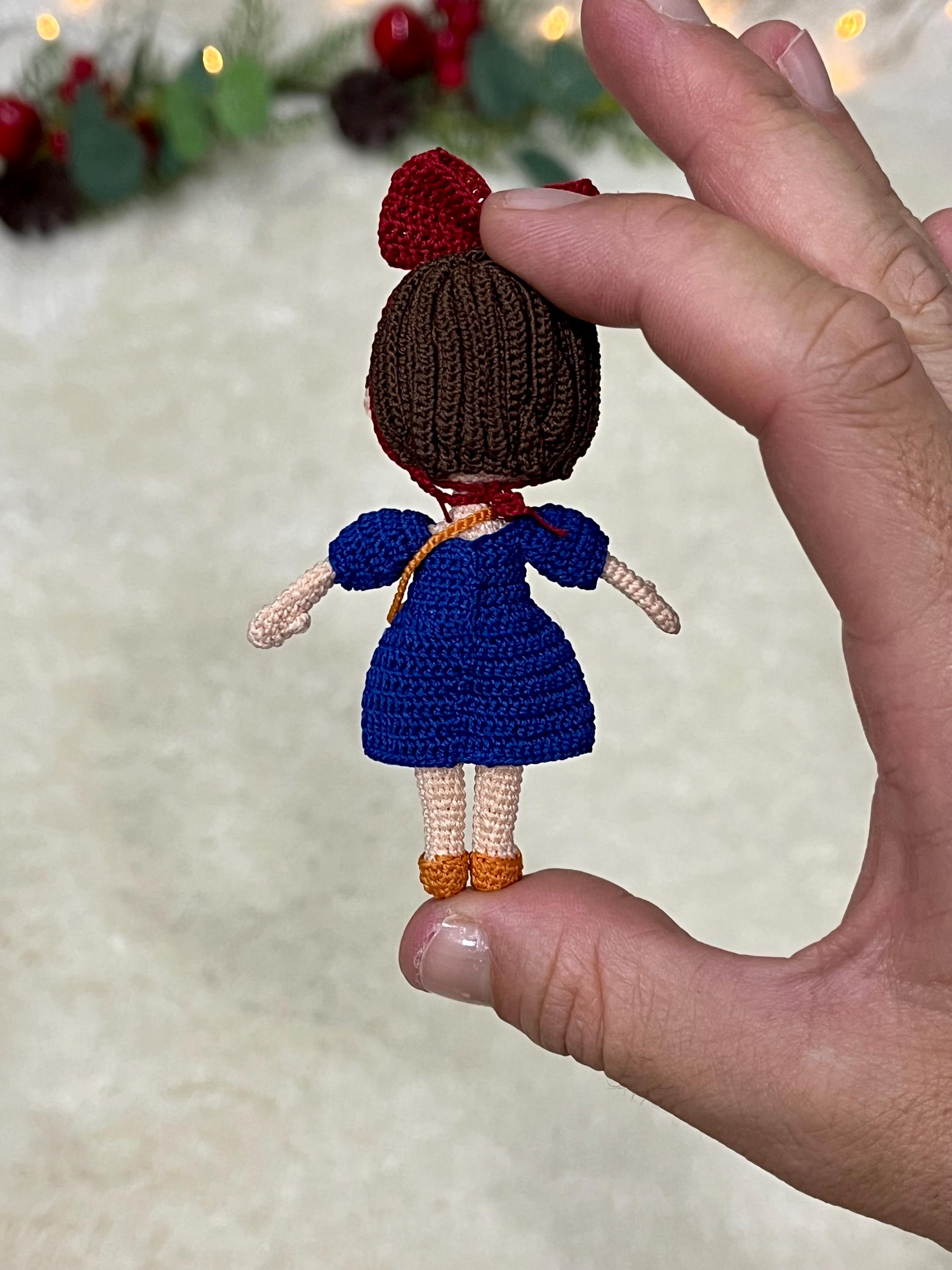 Miniature Amigurumi Kiki Witch Doll, Crochet Mini Witch Kiki, Tiny ...