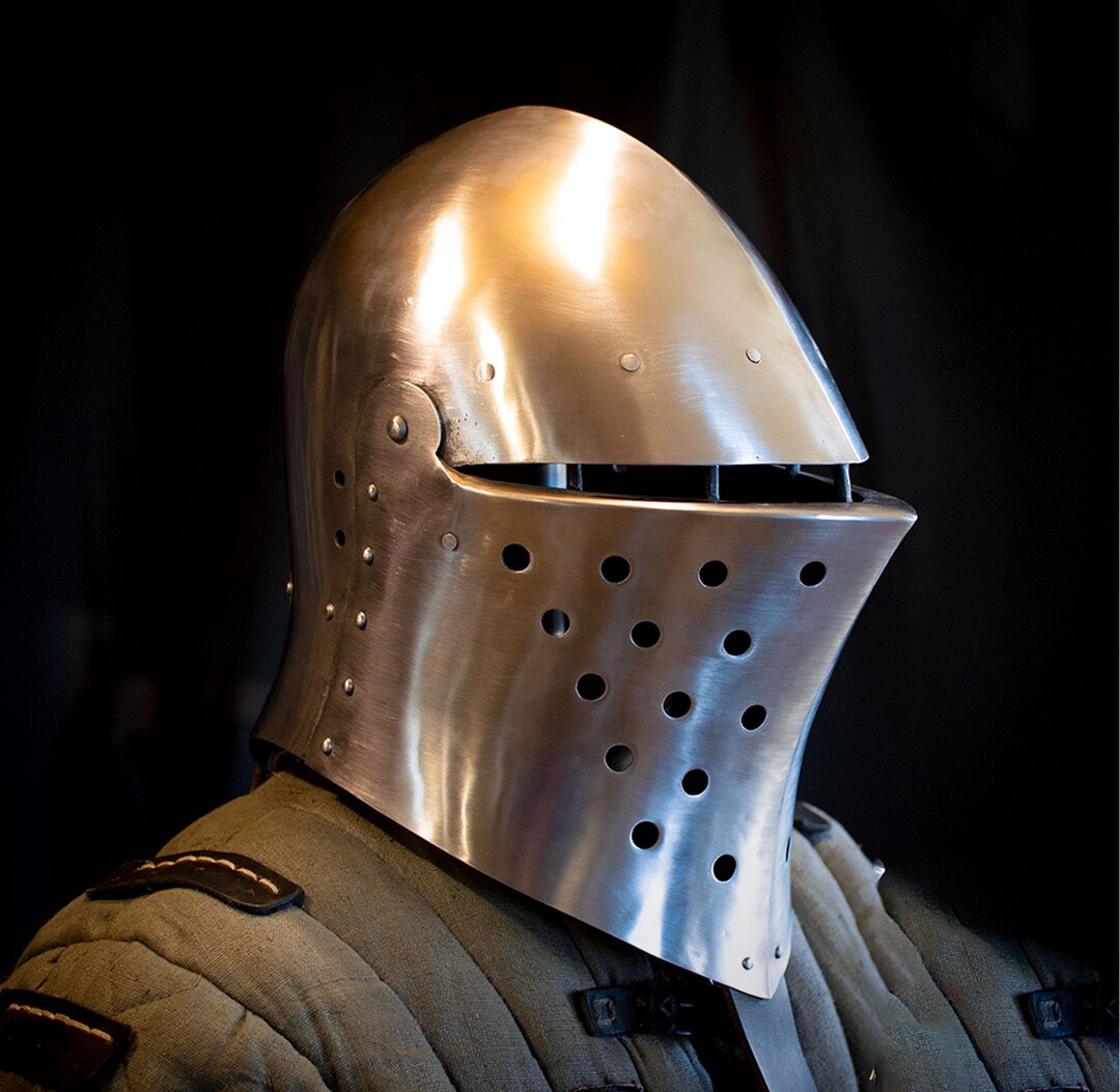 Gothic European Knight Modern Fighting Samson Helmet for IMCF Tempered ...