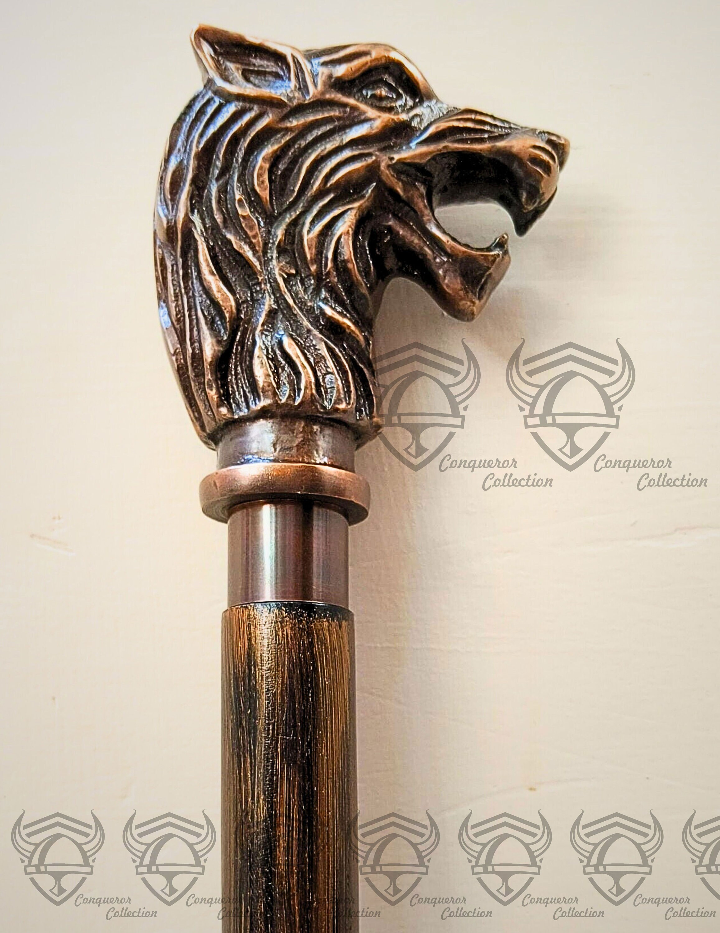 Personalized Engrave Lion Walking Stick Walking Cane Wild Animal Lions ...