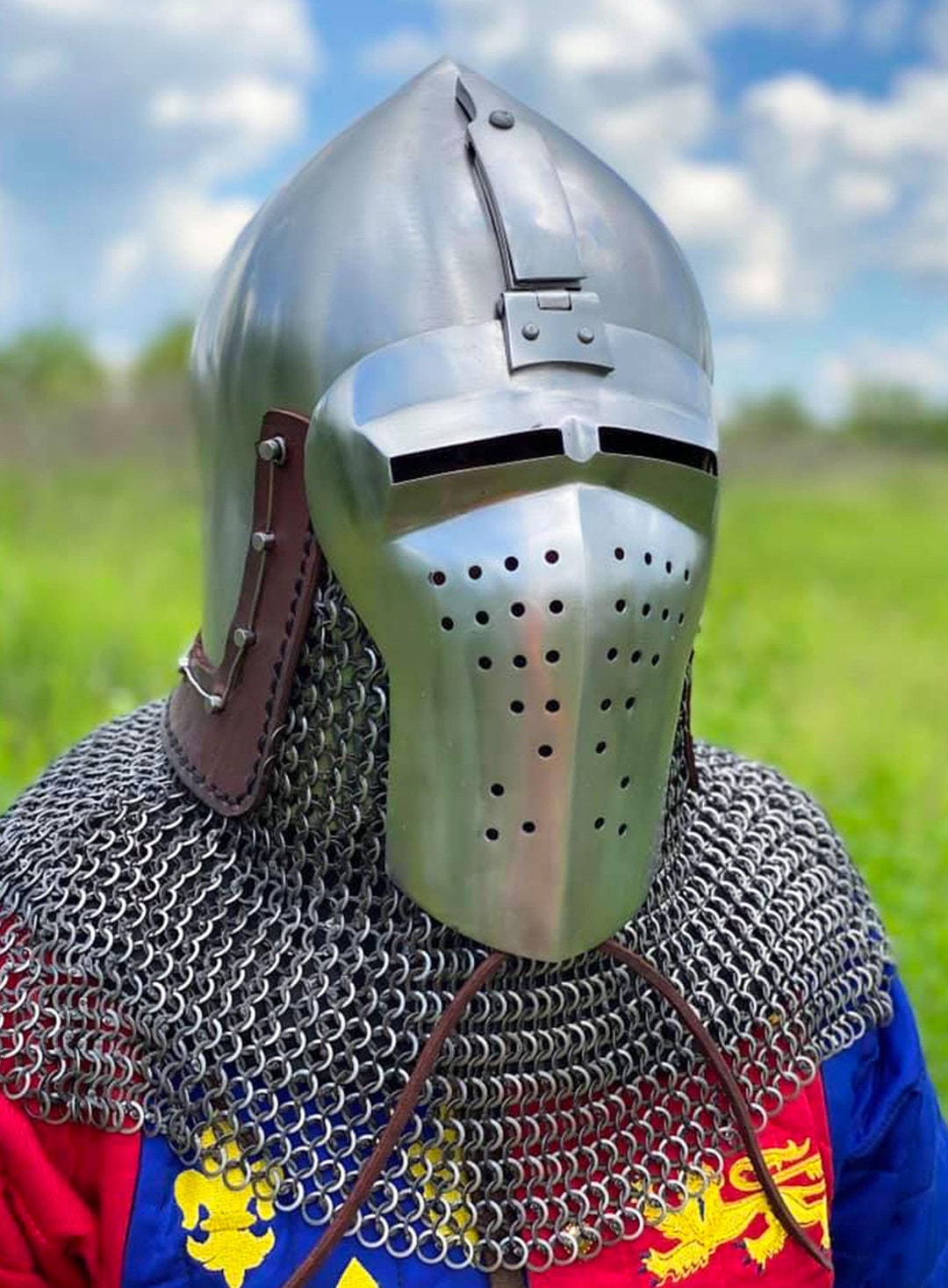 Extreme Collection of Medieval Bascinet Longface Buhurt Kalpvissior ...