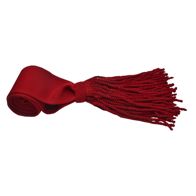 British Military Forces Sash With Tassel / Cadet Forces Sash Scarlet ...