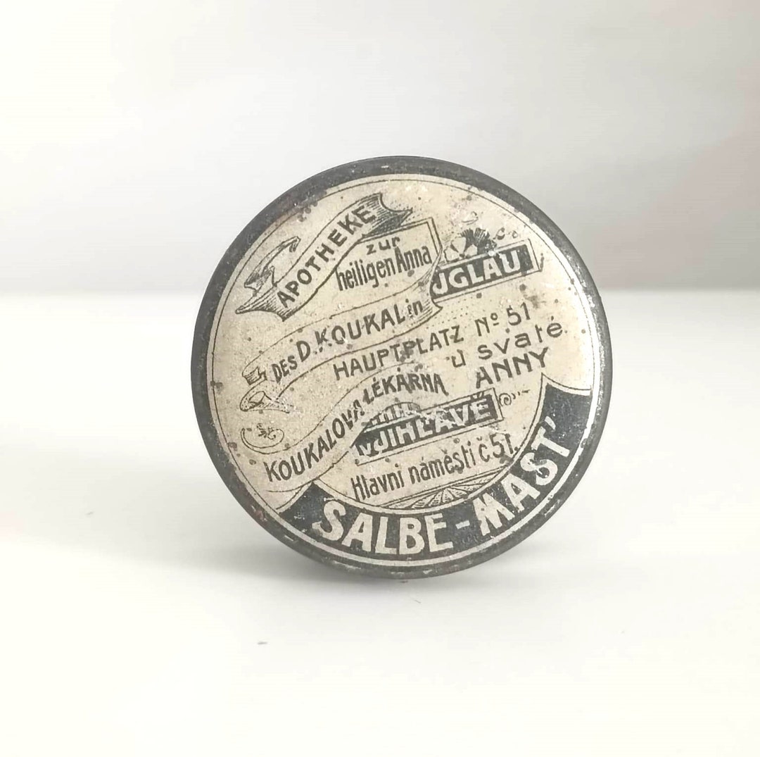 Vintage Ointment Box - Etsy