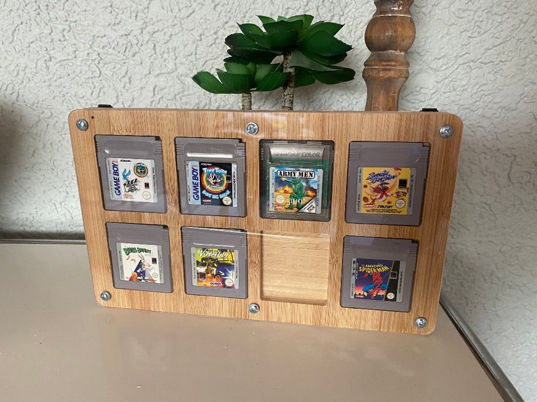Gameboy Collector's Frame for 8 Nintendo Gameboy Games Holder Collector ...