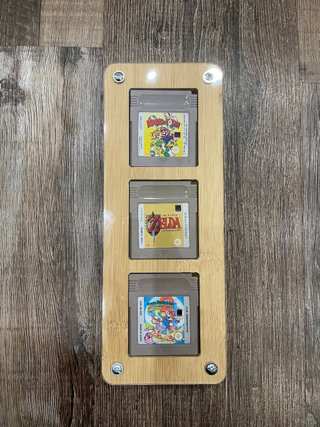 Gameboy Collector's Frame for 3 Nintendo Gameboy Games Holder Collector ...