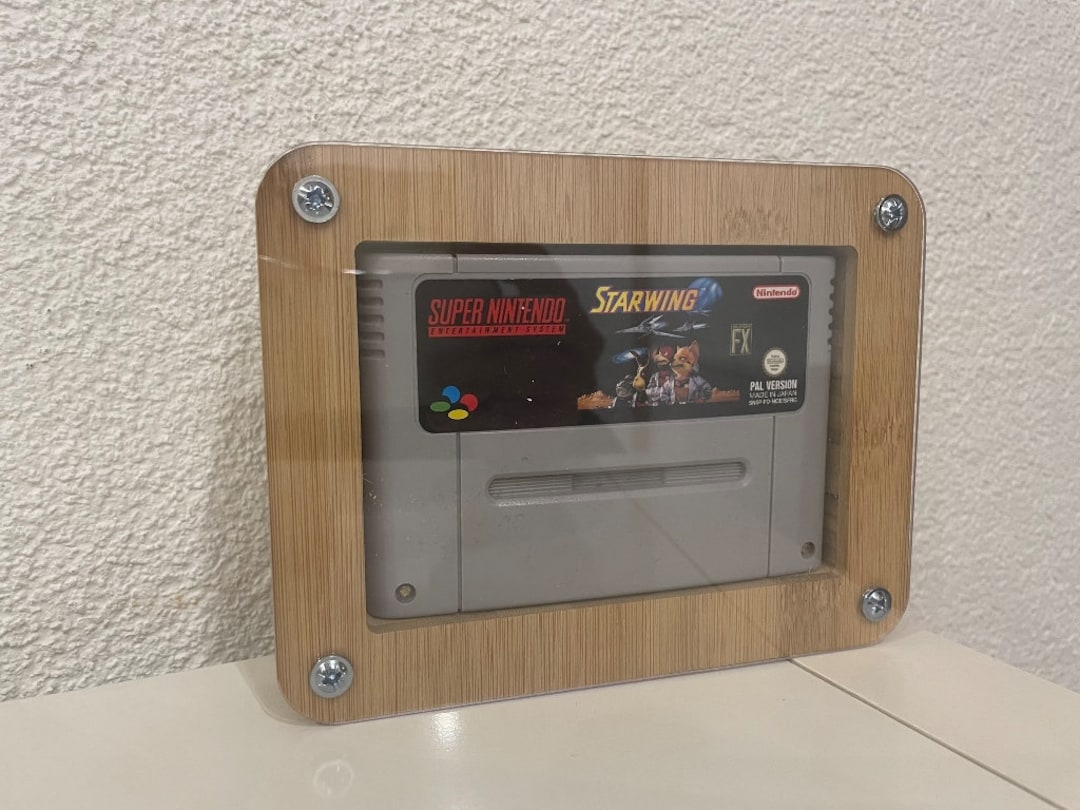 Collection Frame for 1 Nintendo SNES Game Holder L NTSC L - Etsy