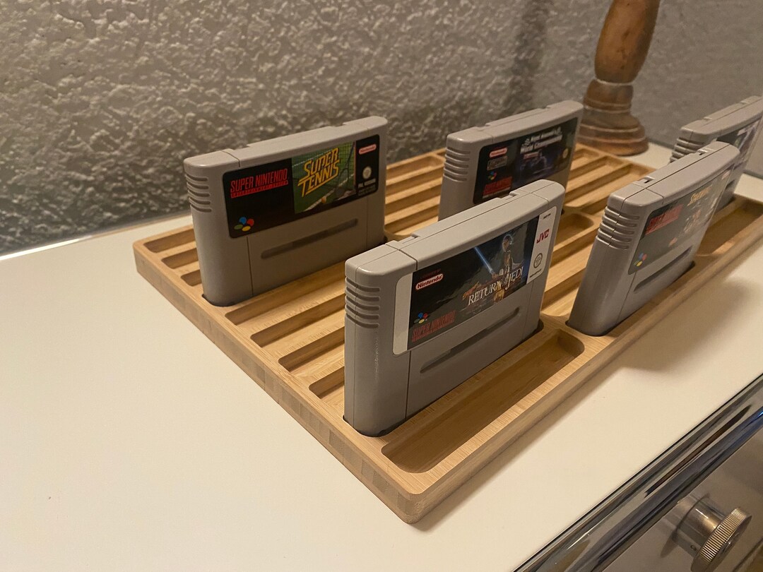 SNES Super Nintendo Cartridge Module Stand for 30 Games (PAL) - Etsy