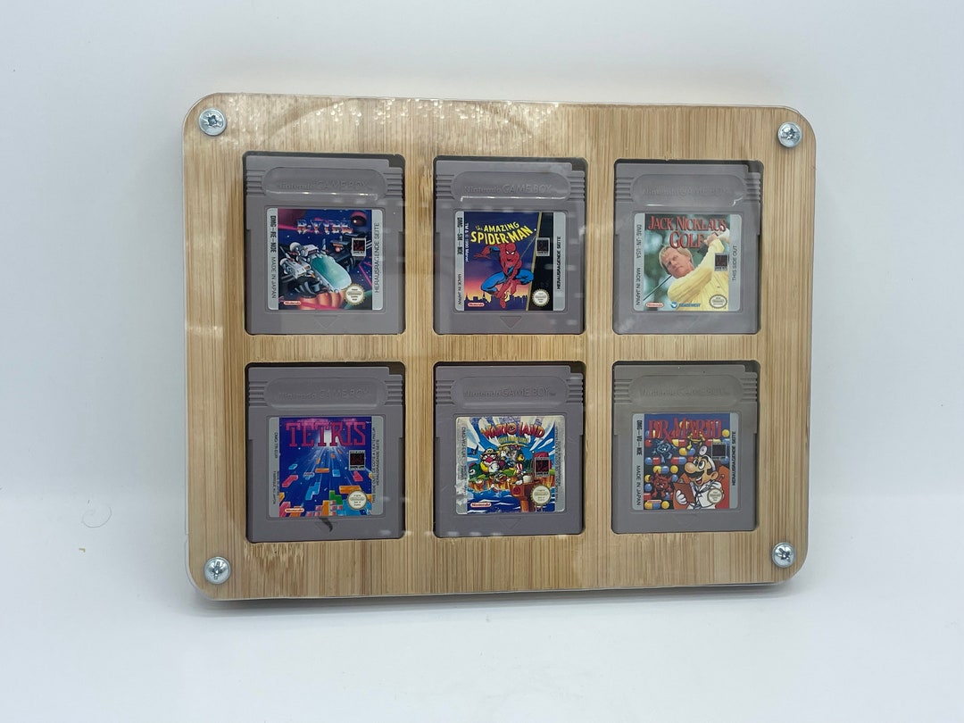 6 Games Gameboy Module Cartridge Collector Frame Wall Frame With ...