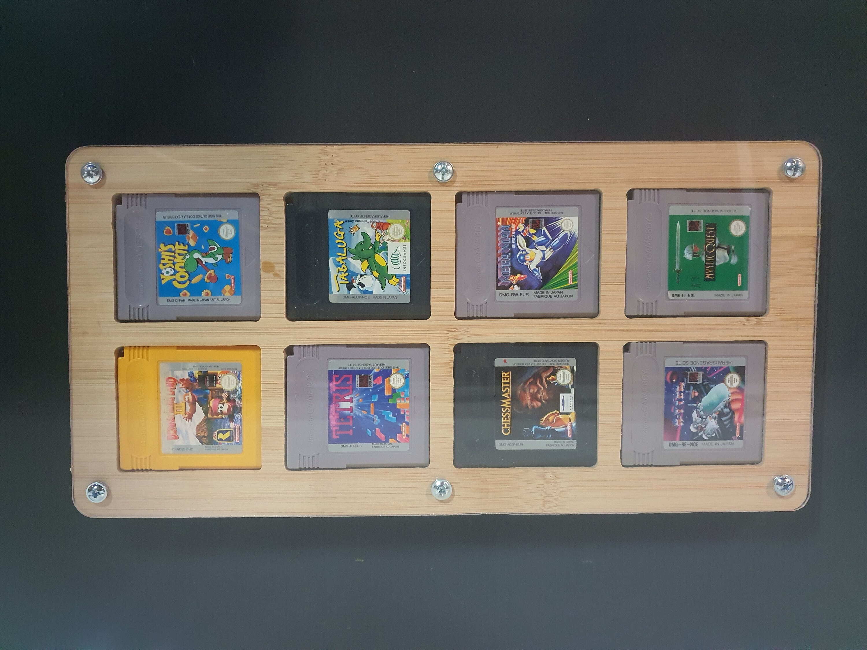 Collector Frame Wall Frame With Plexiglass Protection for 8 Nintendo ...
