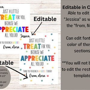 Teacher Appreciation Printable, Teacher Appreciation Printable Tags ...