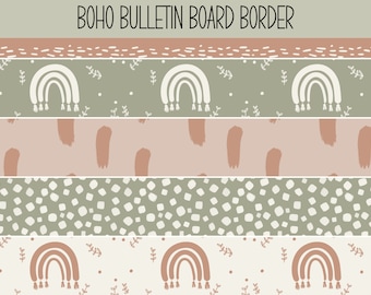 Classroom Bulletin Board Borders Printable Classroom Decor - Etsy