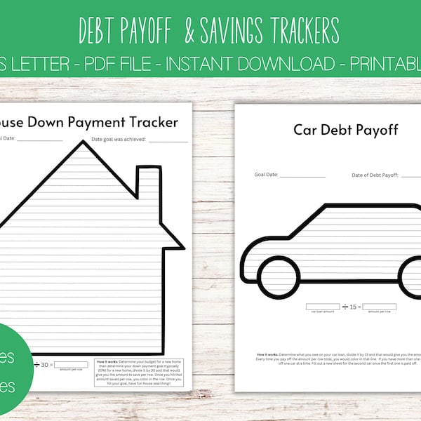 Debt Payoff Coloring Sheet - Etsy
