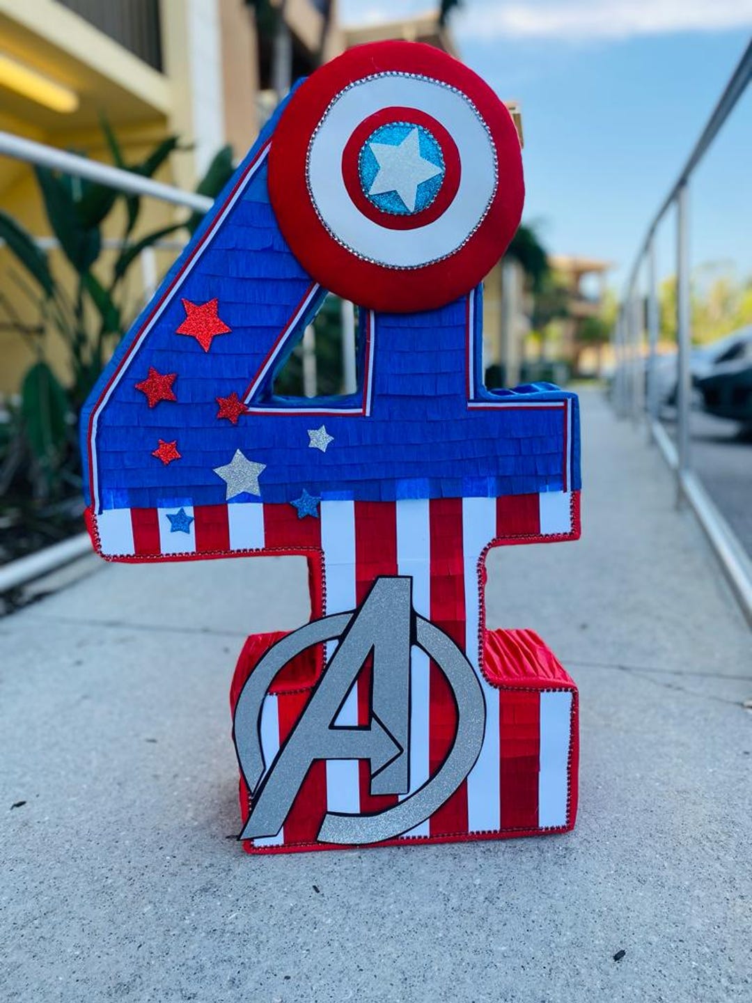 CAPTAIN AMERICA PINATA - Etsy