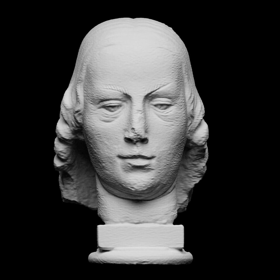 HANDPAINTED Female Head. Fragment of a Statue - RESIN REPLICA - Etsy